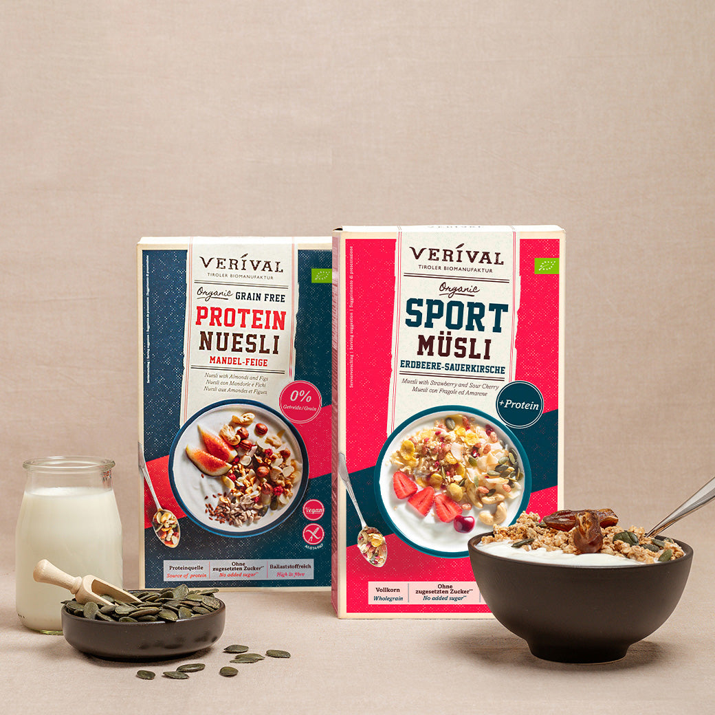 Protein muesli: Protein-rich breakfast for the perfect start – Verival